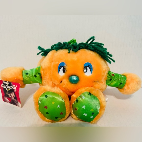fun world | Toys | Vintage Fun World Halloween Pumpkin Plush | Poshmark